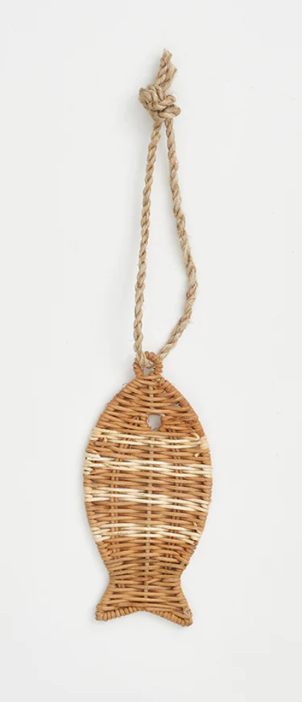 Fish Rattan Hanging Decor – Sativa