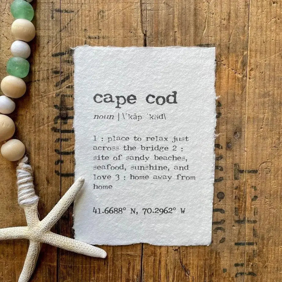 Cape Cod Definition Print – Sativa